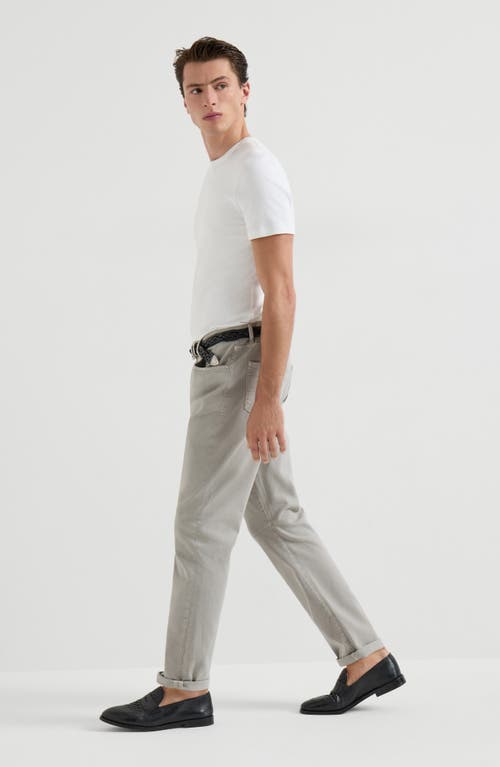 BRUNELLO CUCINELLI Garment-Dyed Denim Trousers